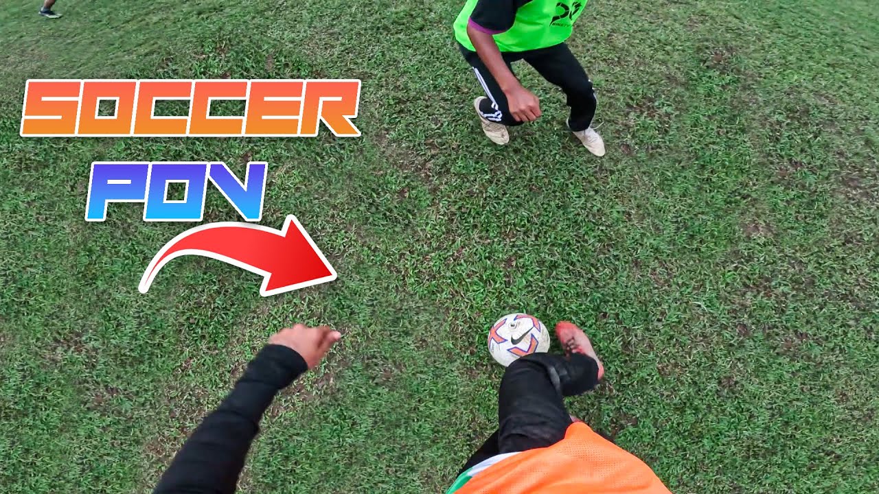 FOOTBALL PLAYER EYE VIEW || FOOTBALL POV CAM - YouTube