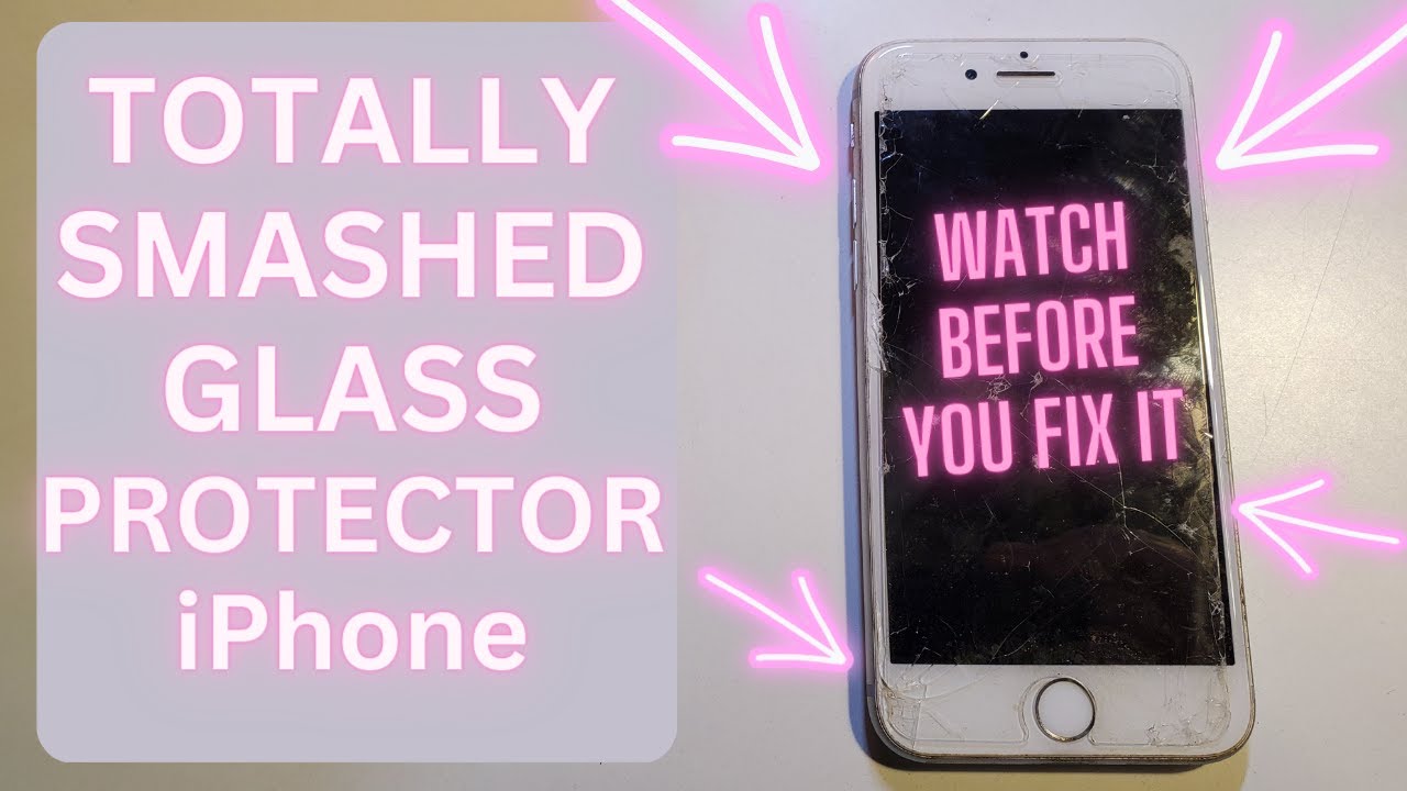 How Do I Remove Broken Glass Screen Protector on My iPhone and not get ...