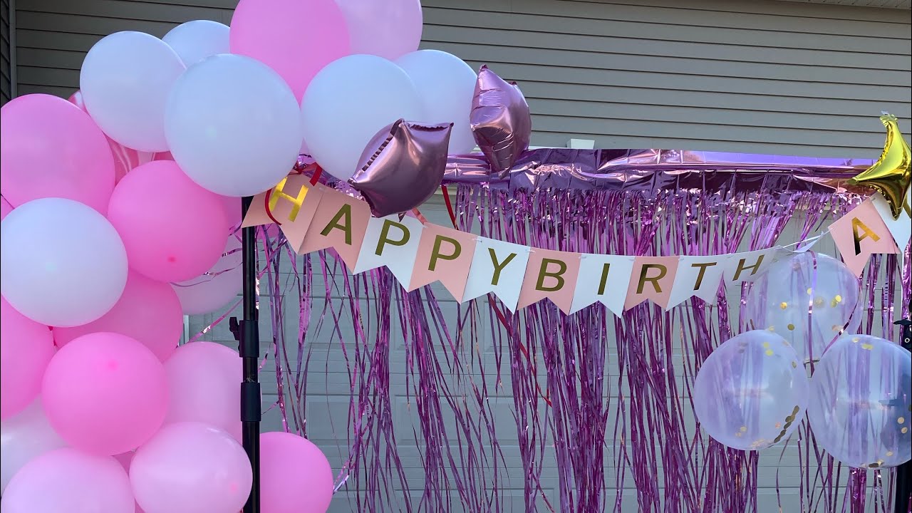 1 st Birthday Preparation/birthday prep ideas/car parade/party on a ...