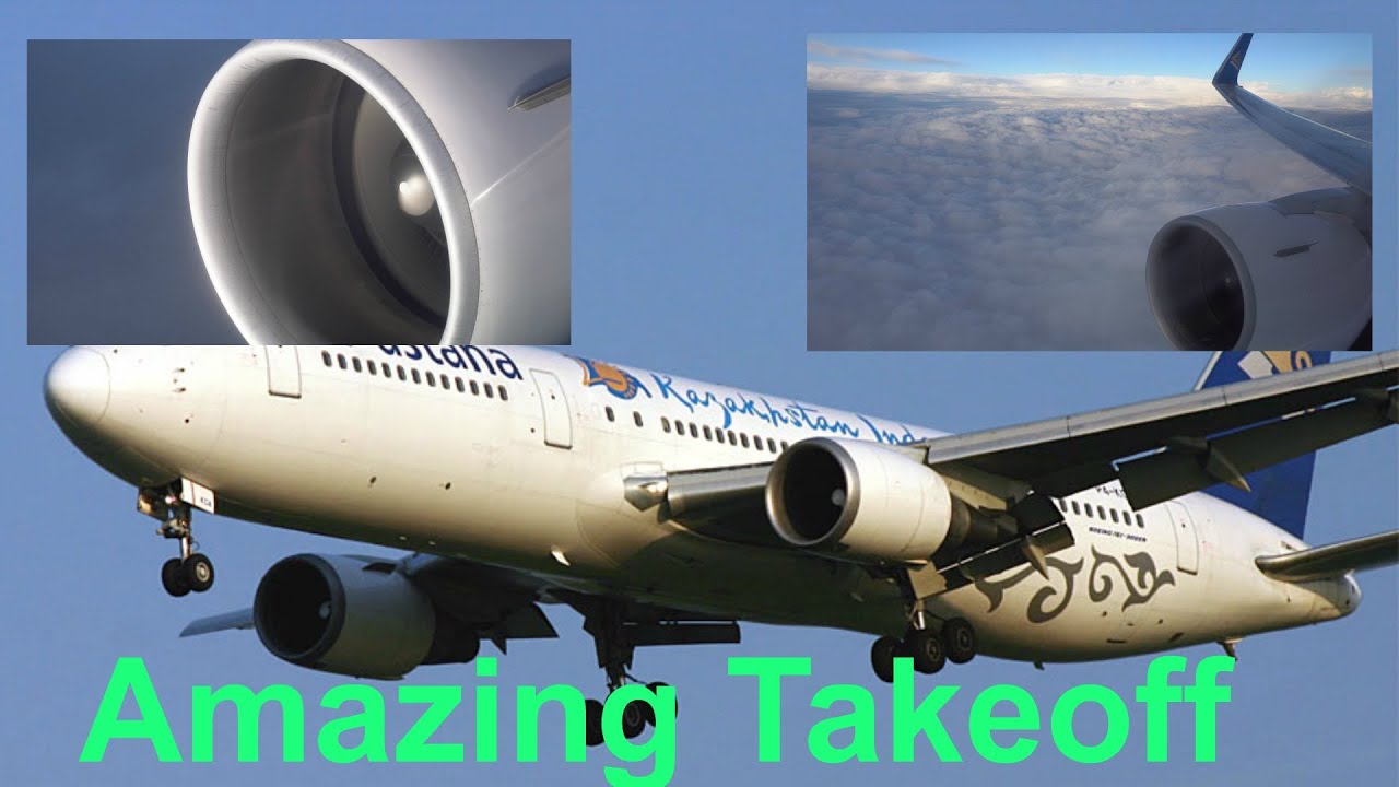 Epic PW Engines! Boeing 767-300ER Takeoff in 4K! - YouTube