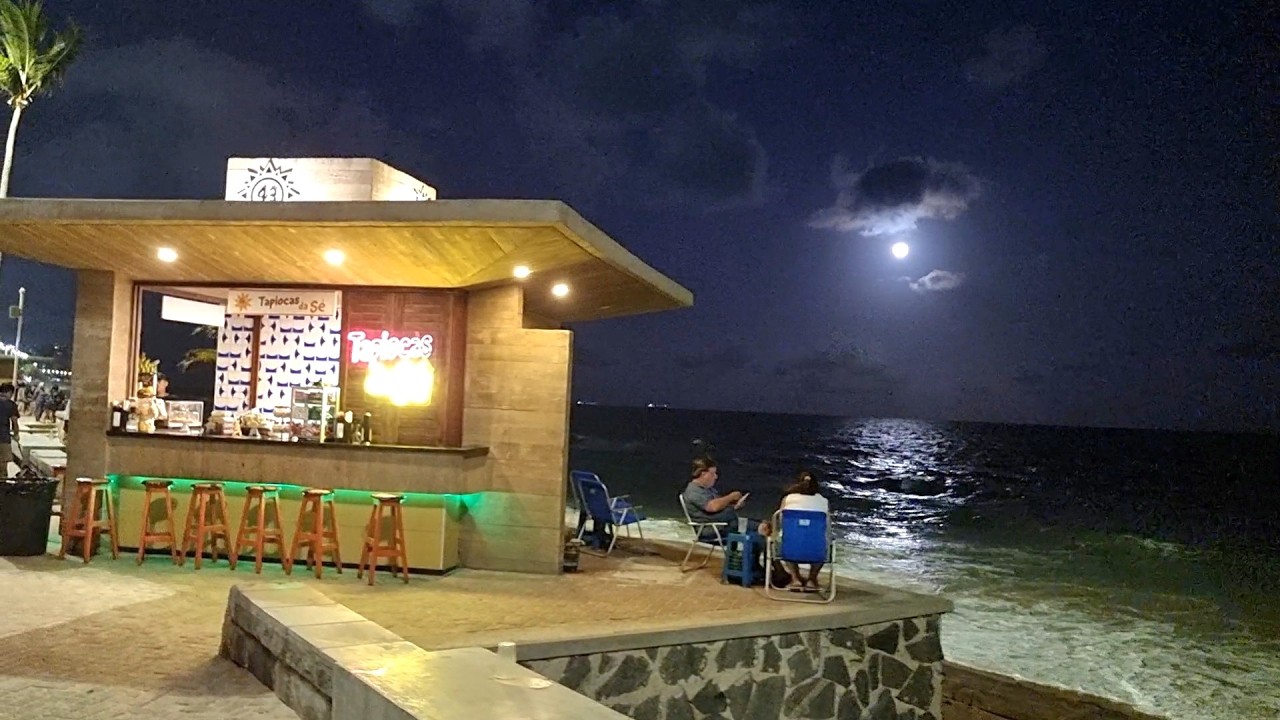 RECIFE A NOITE DE FERIADO LUA CHEIA 15NOVEMBRO 2024 EM BOA VIAGEM PERNAMBUCO BRASIL - YouTube