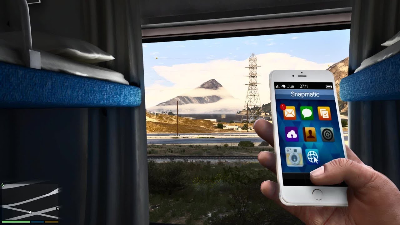 GTA 5 REAL TRAIN MOD - YouTube