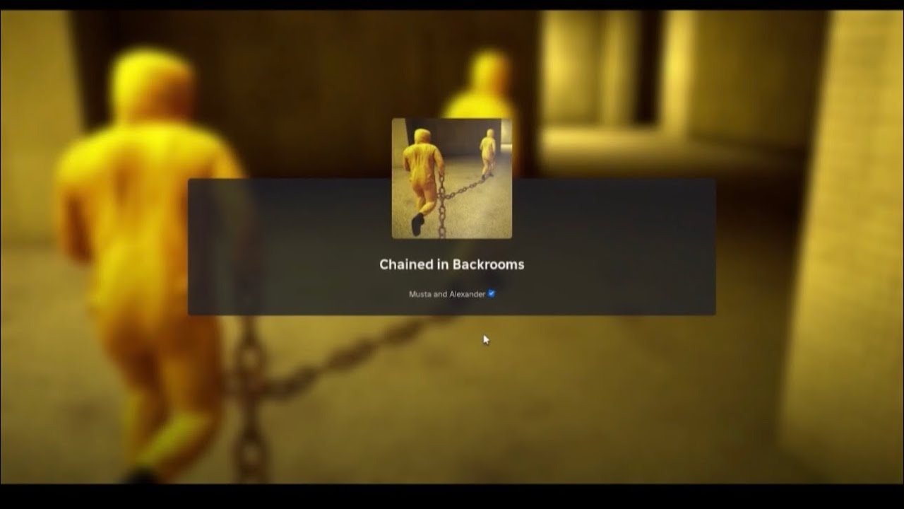 Chained in Backrooms! ( Roblox ) - YouTube