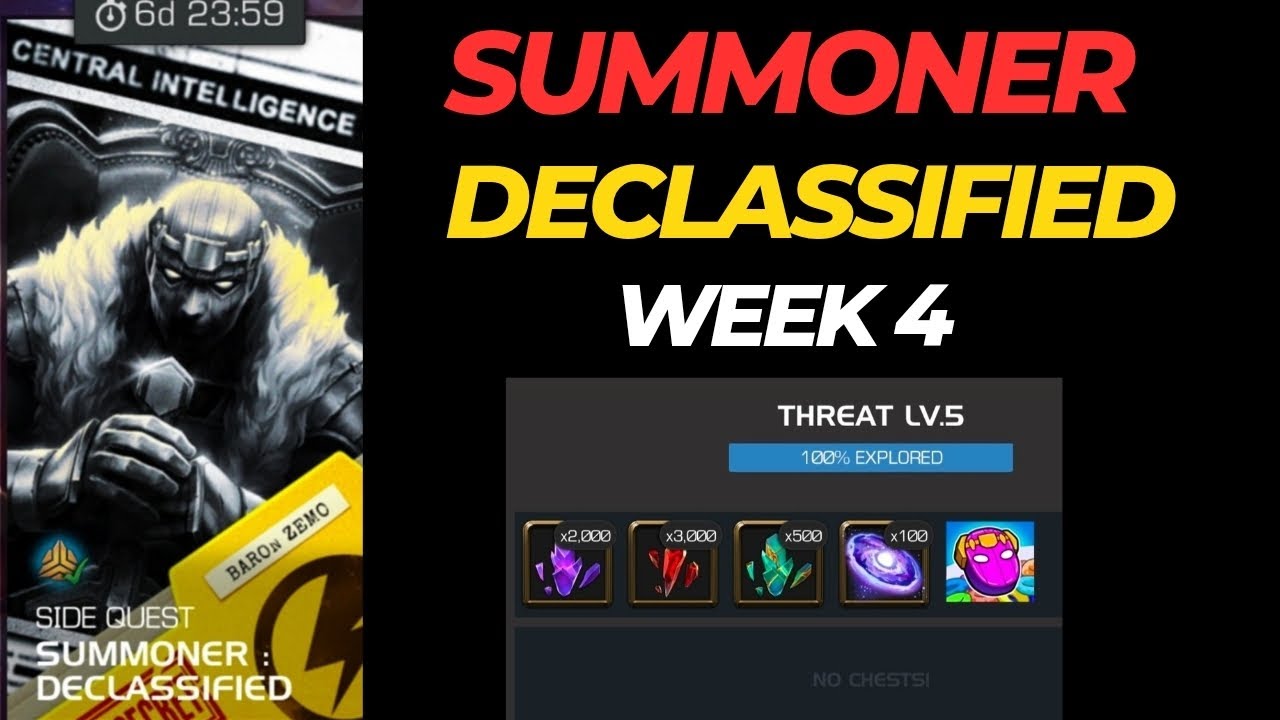 Summoner declassified week 4 |Best champions for completion| - Marvel ...