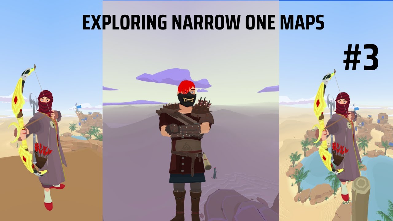 exploring narrow one maps # 3 desert - YouTube