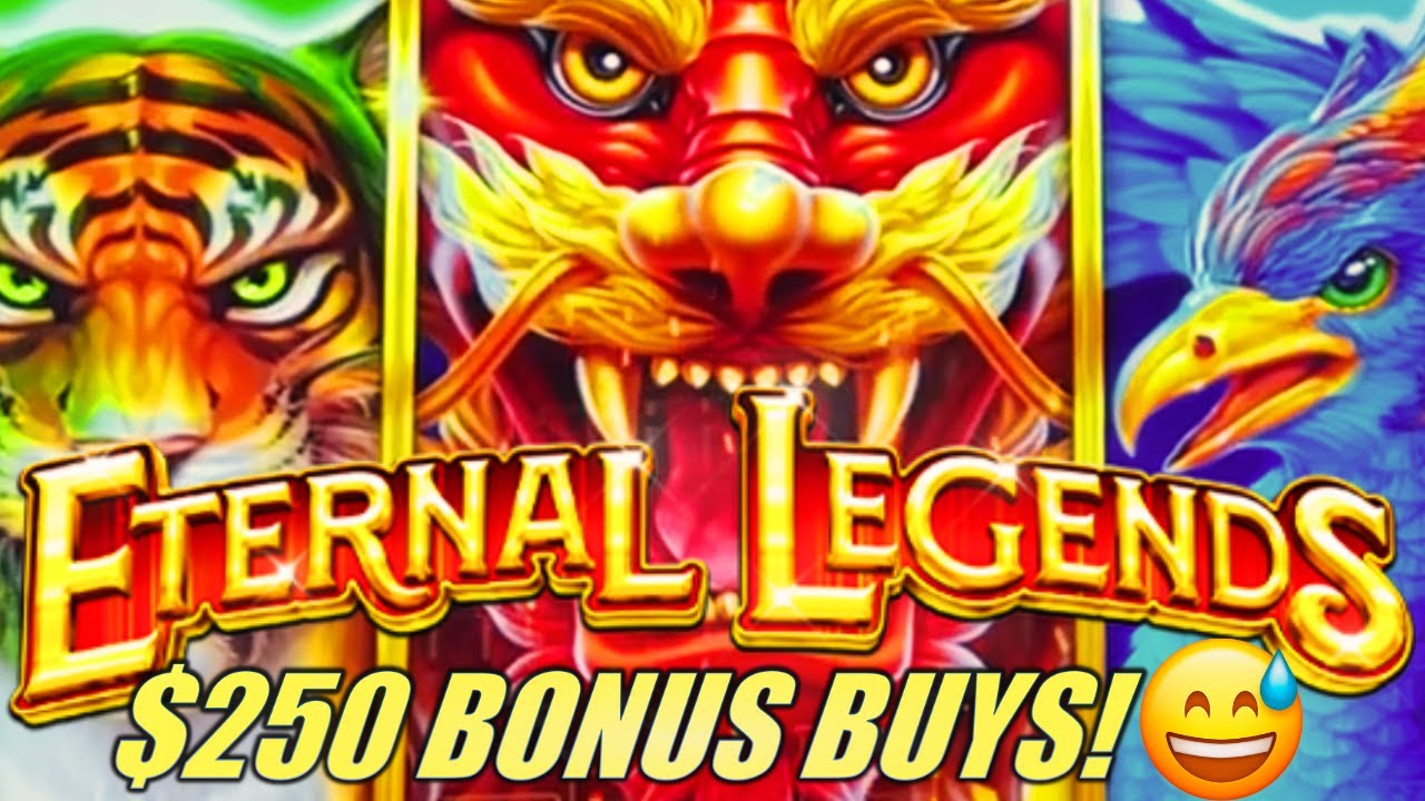NEW!! $250.00 BUY A BONUS! I HAD TO TRY! ETERNAL LEGENDS Slot Machine ...