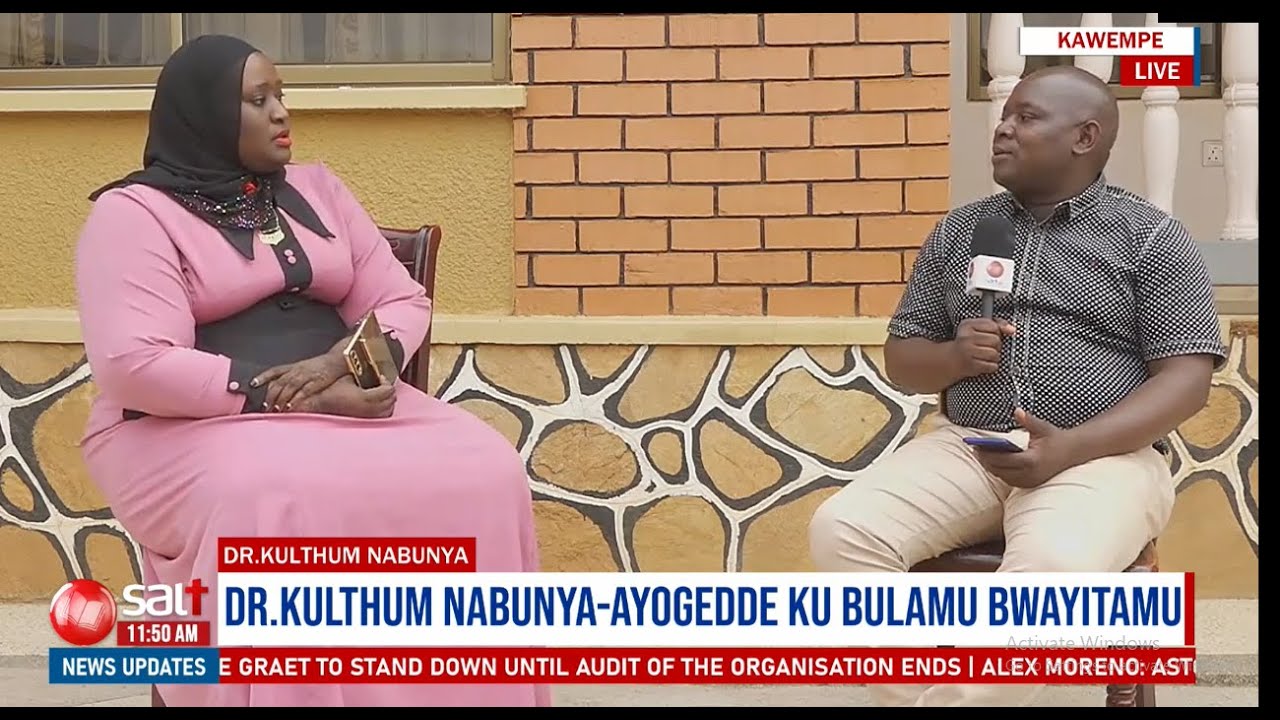 Dr. Kulthum Nabunya ayogedde kubulamu bwayitamu bwe ne ku bya Pretty ...