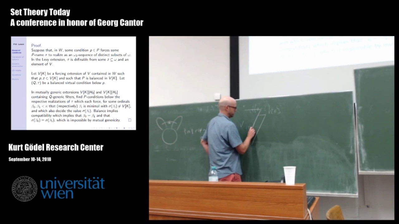 Paul Larson - Geometric forcing II - YouTube