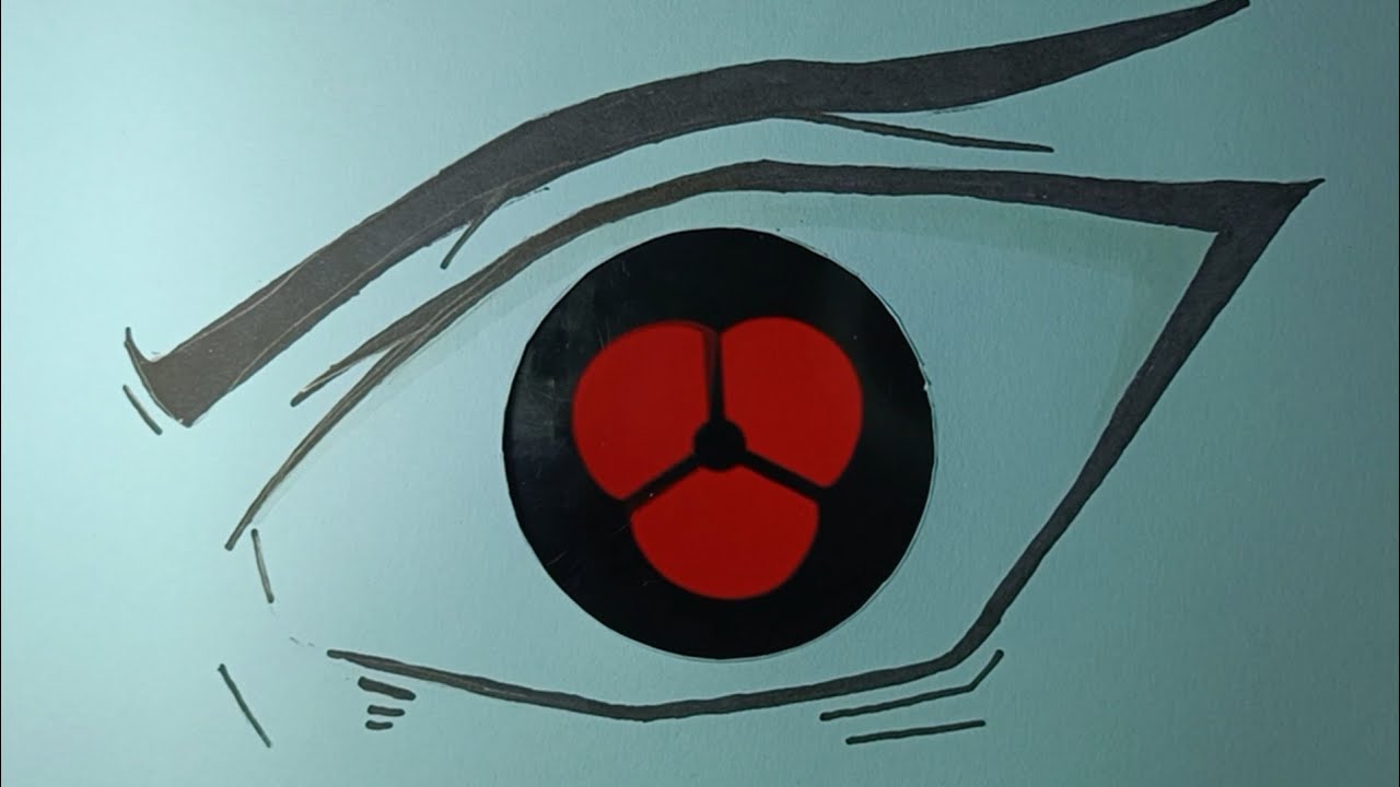 How To Draw All Sharingan Eyes In Naruto change - YouTube