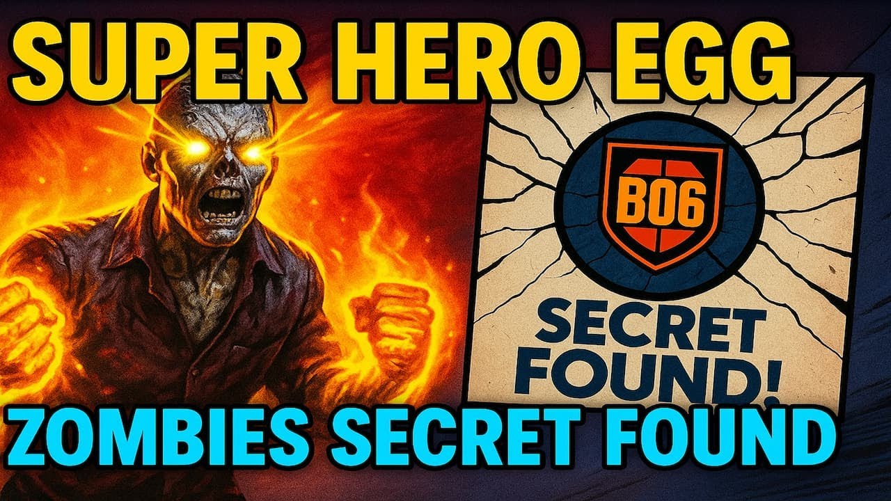 🧟‍♂️ BO6 Zombies Super Hero Easter Egg 🦸 Hidden Comic Book Secret Found ...