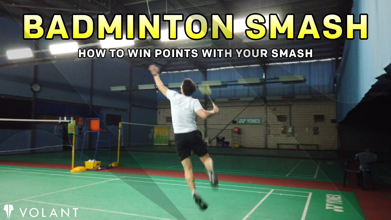 How to Use the Badminton Smash to Win Points - YouTube