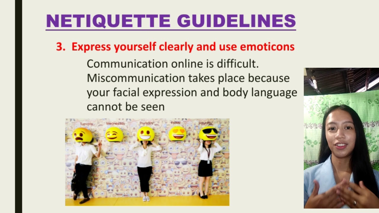 Netizenship and Netiquette in online communities - YouTube