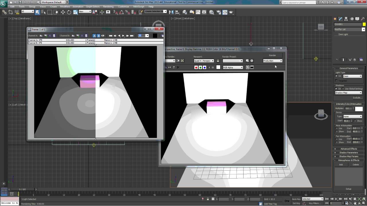 3D Max Lighting 1 203 - YouTube