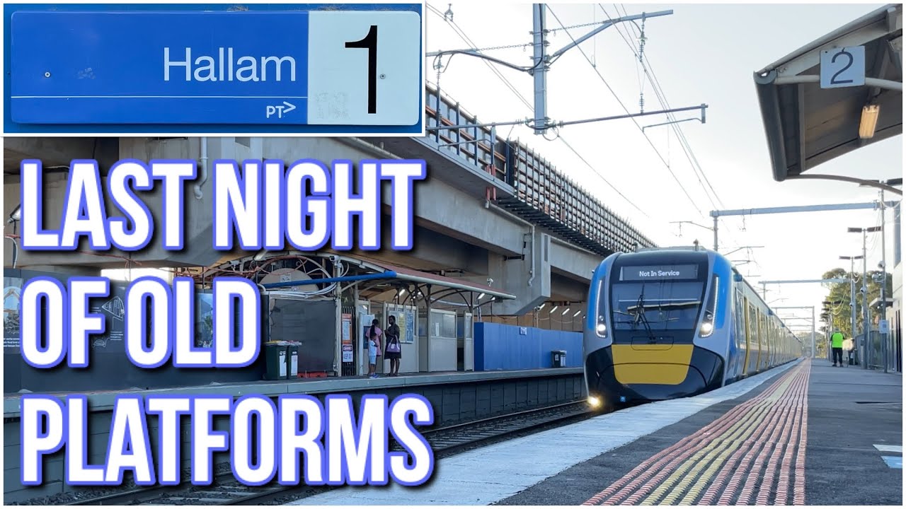 Hallam Station & Hallam Rd Level Crossing | Old Station Footage to ...