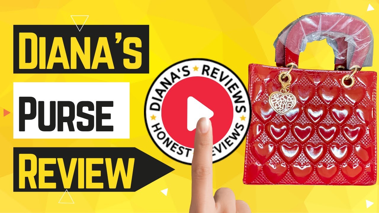 Shiny Red Purse Handbag - Fashion Top Handle Satchel - YouTube