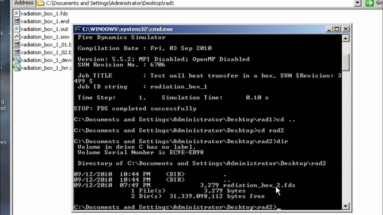 Fire Modeling - Running an Example Verification Case in FDS v5 - YouTube
