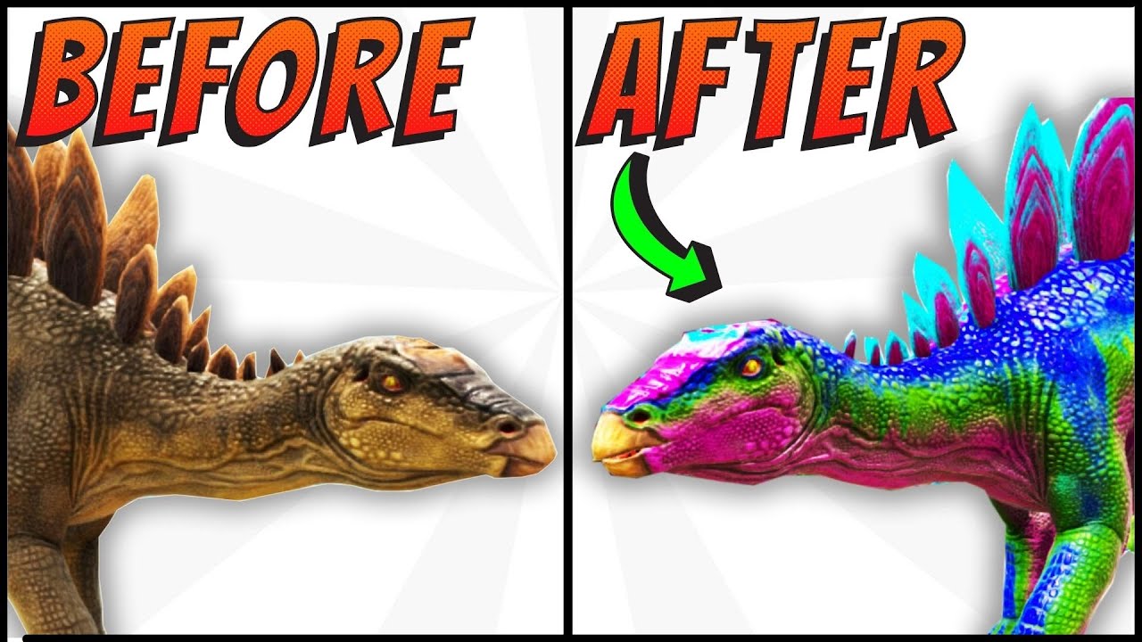 Ark Breeding For Color | Ark Stegosaurus Breeding UNTIL We FULLY Color ...