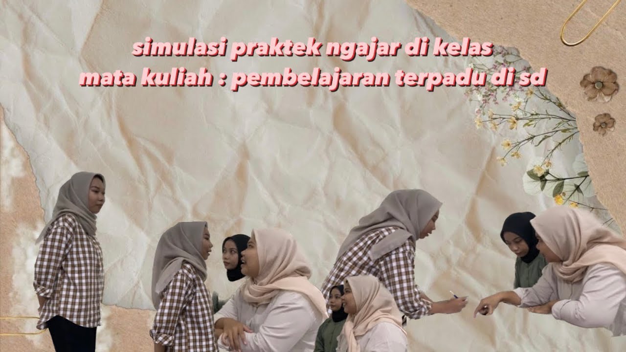 simulasi praktek ngajar di kelas - YouTube