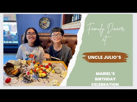 UNCLE JULIO’s MEXICAN RESTAURANT | CHOCOLATE PINATA | The Vloggers ...