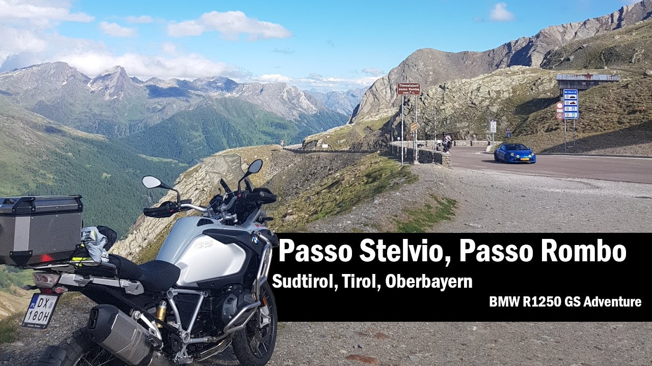 [vlog] Alpy motocyklem #1 - passo Stelvio, passo Rombo, Tirol - YouTube