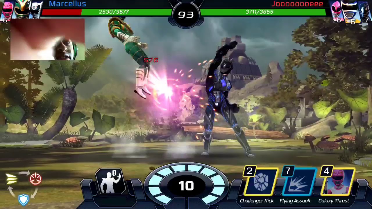 Power rangers Legacy wars as ryu ranger and tommy the green ranger ...