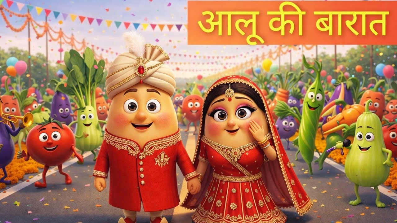 Aalu Ki Barat | Aalu Ki Nikli Barat | Kids Hindi | Hindi Cartoon Video ...