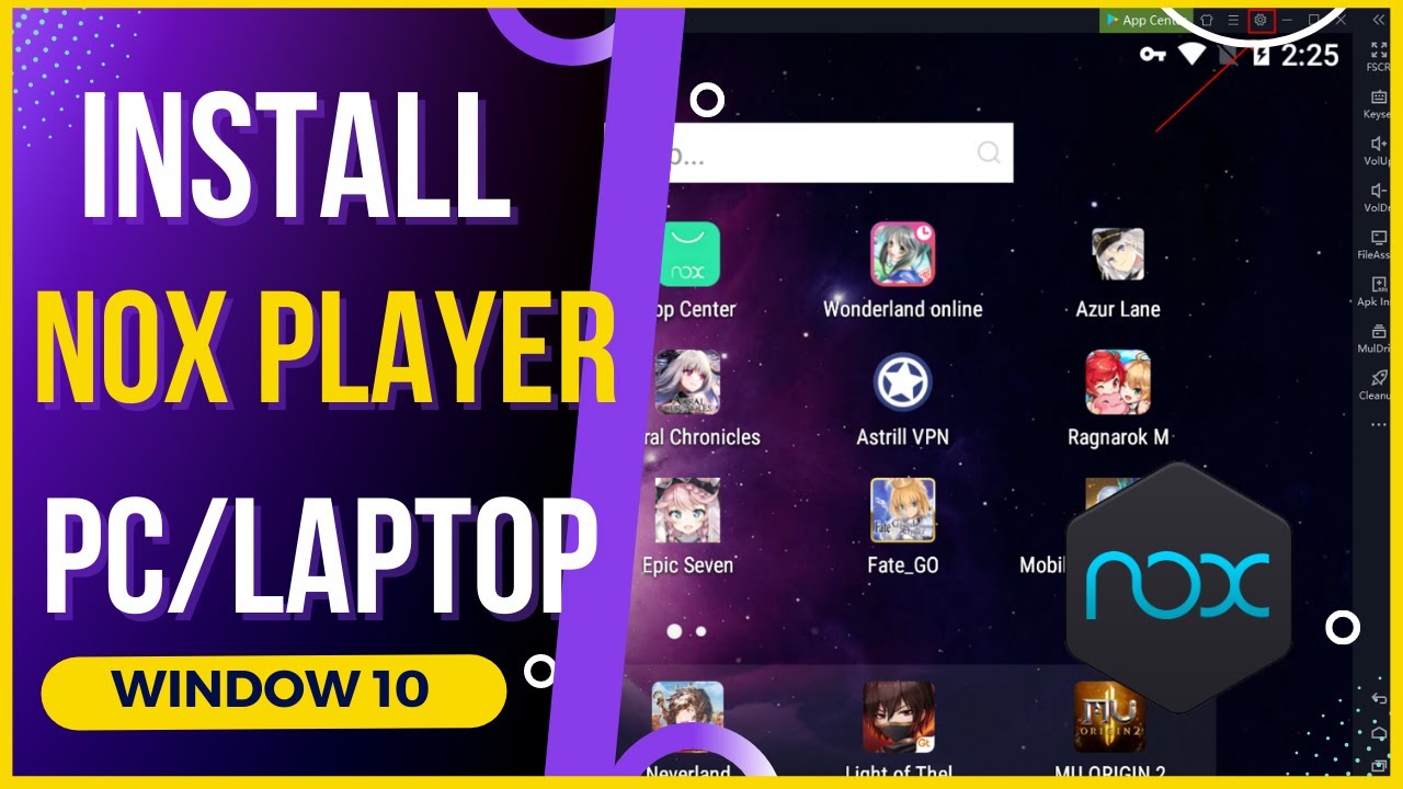 How To Download & Install Nox Player Android Emulator On Windows 10/8/7 ...