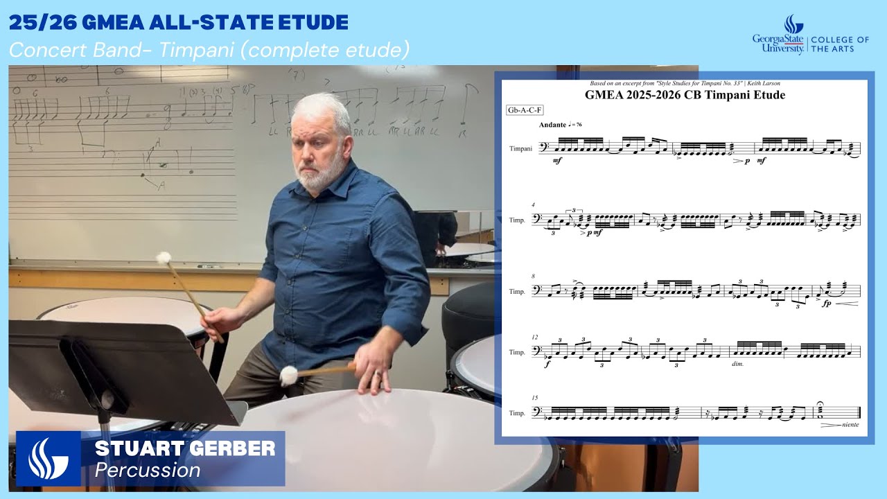 GMEA 2025–2026 All-State Timpani Final Round | Concert Band | Georgia ...