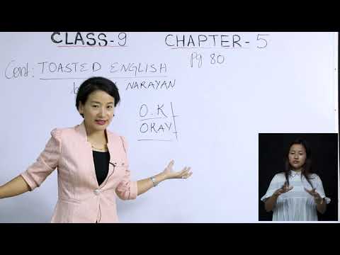 Class 9 English 26 Aug 2020 Topic : Toasted English by R.K Narayan ...