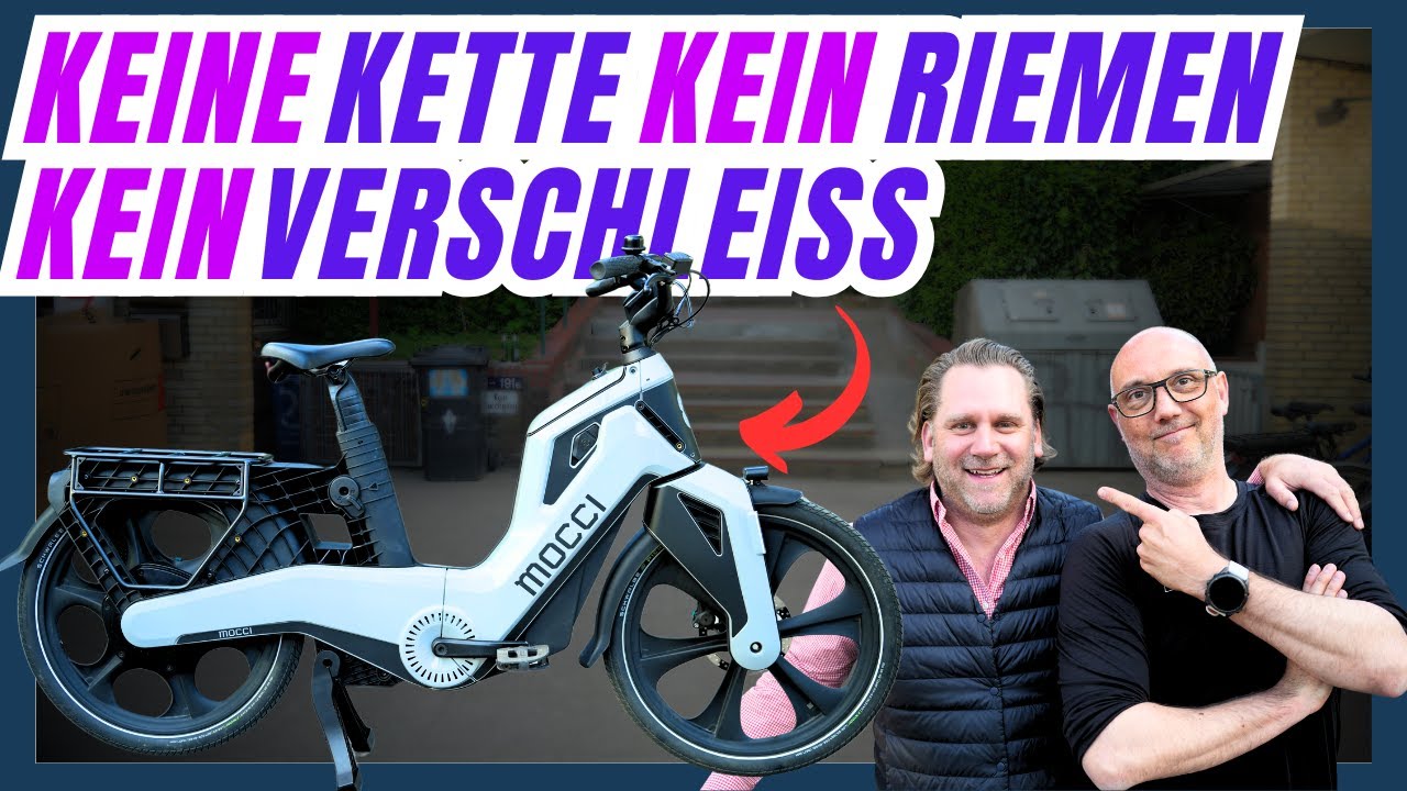 Mocci E-Bike mal anders gedacht. Ohne Kette, ohne Riemen, ohne Verschleiß und alles aus ...