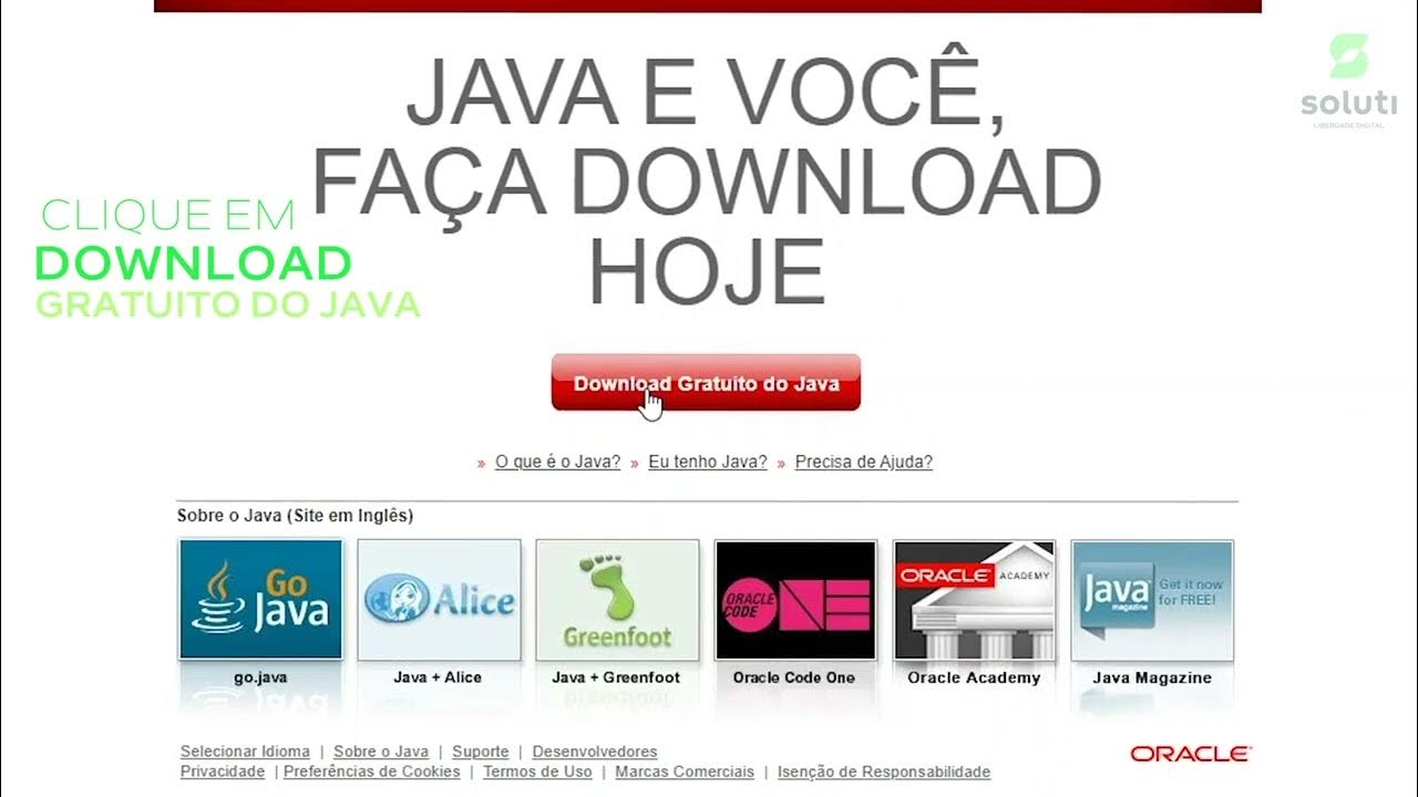 Passo a passo para baixar e instalar o Java - YouTube