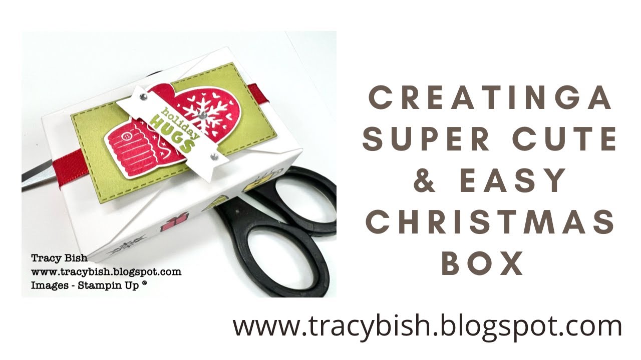 Creating A Super Cute & Easy Christmas Gift Box - YouTube