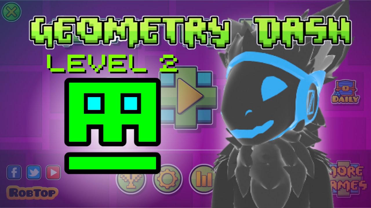 Geometry dash, passando da segunda fase completa - YouTube