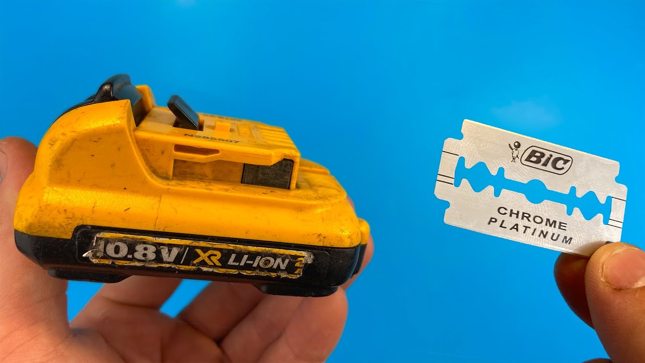 🔥How to revive an old battery in 1 minute with a Blade!! - YouTube
