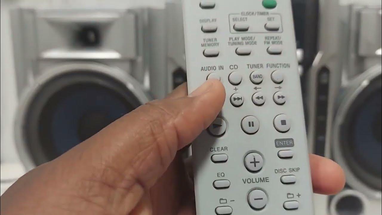 Sony Mini-Hifi Component System MHC-EC55 - YouTube