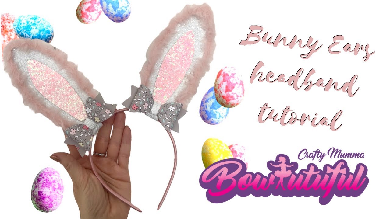 Bunny ears headband tutorial / handmade hair bow tutorial / pixie dot ...