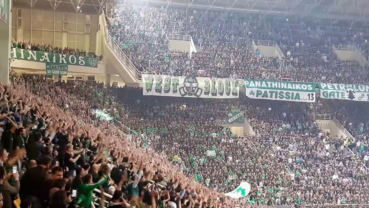 Panathinaikos BC Fans- Gate 13- OAKA (Part 2) - YouTube