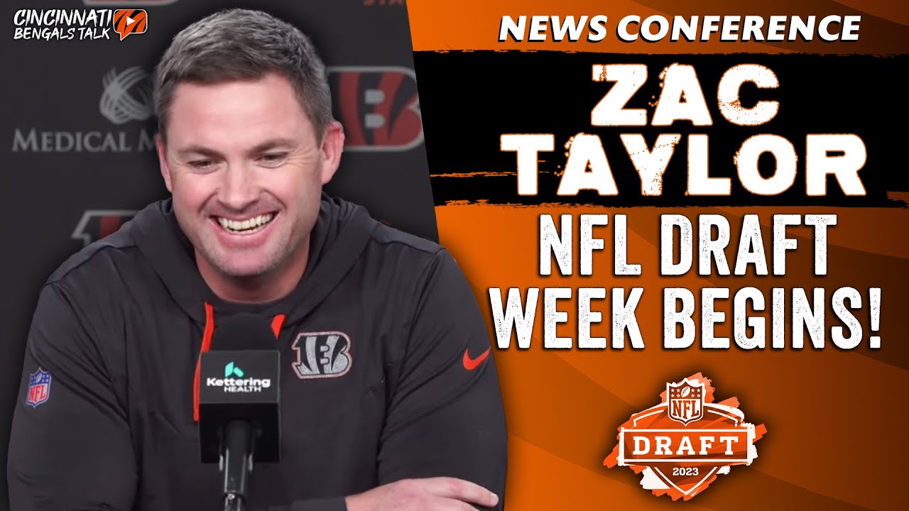 Zac Taylor on Bengals' NFL Draft Philosophy, First Round Mindset - YouTube