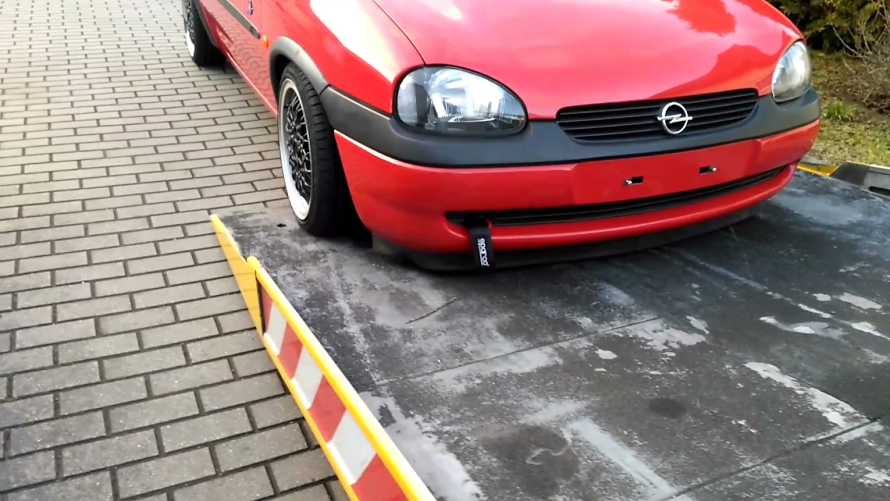 Corsa B Low Scrape Static Coilover KW Car - YouTube