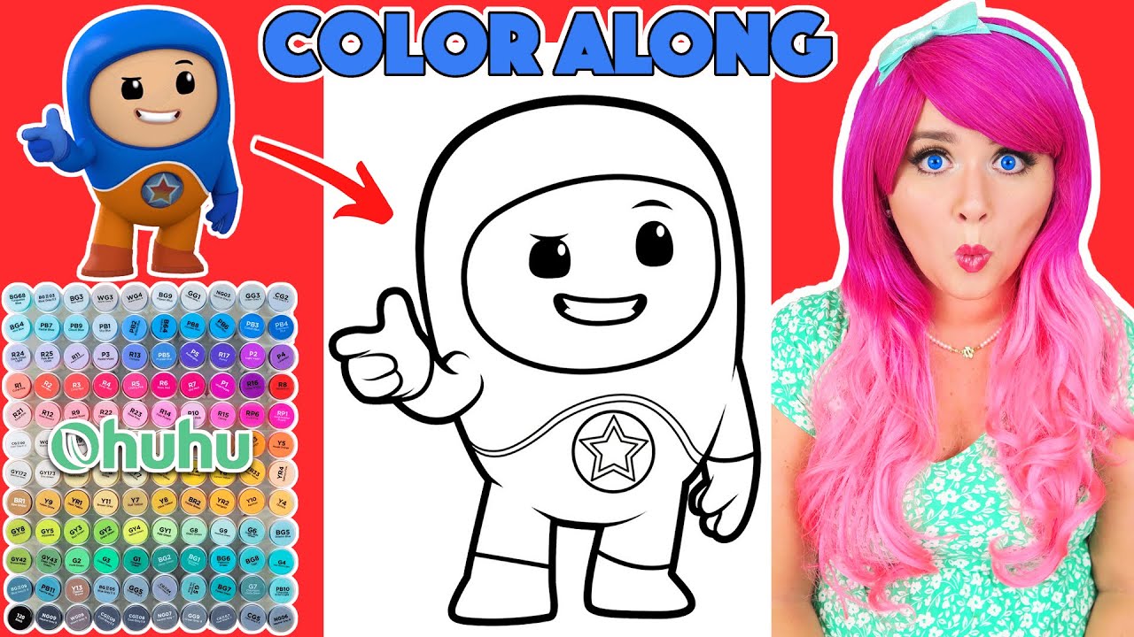 Color Go Jetters Kyan With Me | COLOR ALONG WITH KIMMI - YouTube