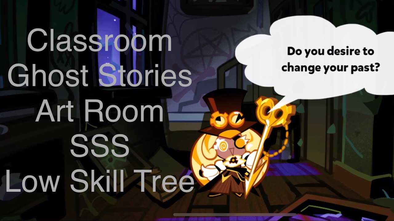 Cookie Run OvenBreak - Classroom Ghost Stories Art Room SSS run - YouTube