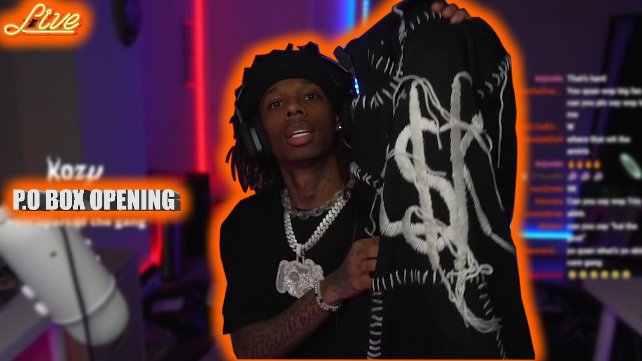 QUAN DOES A P.O BOX OPENING💧.... *FIRST STREAM ON TWITCH😱* - YouTube