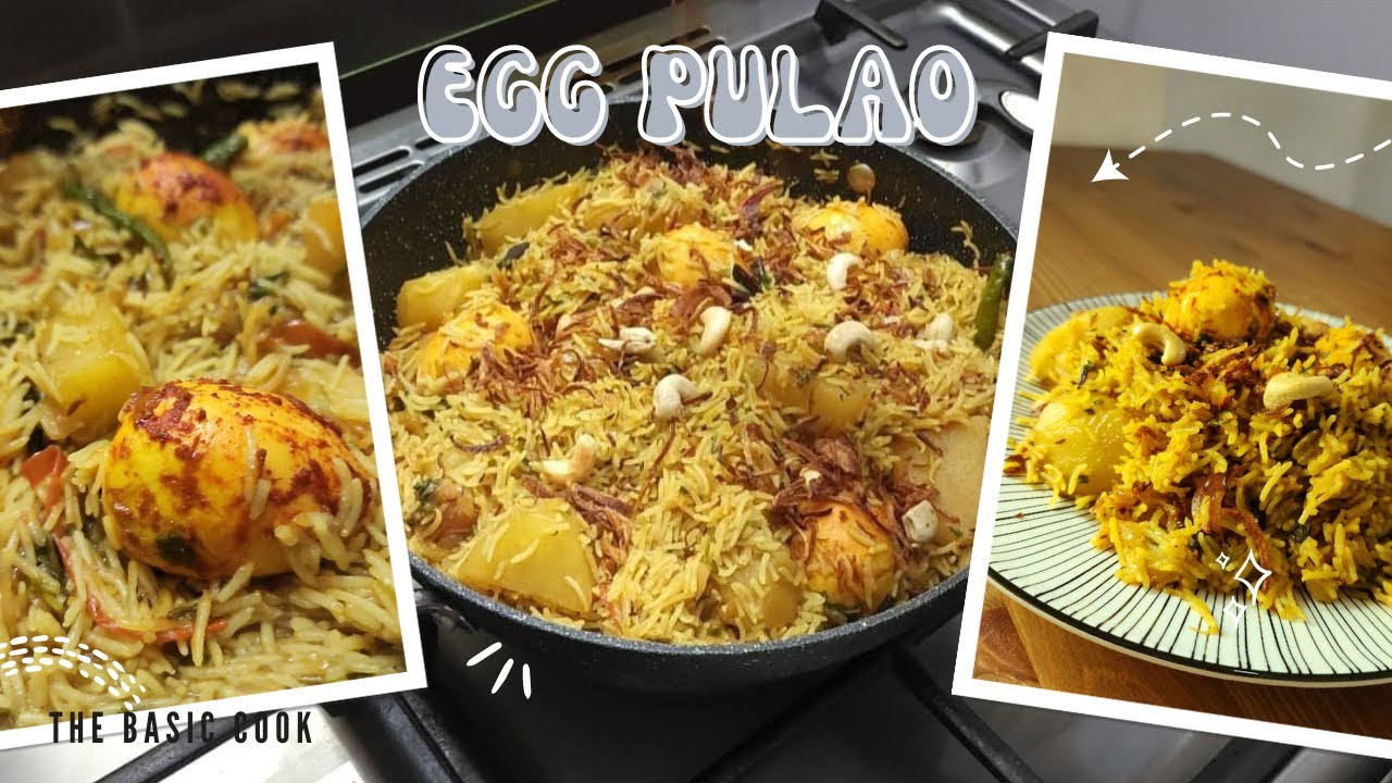 Egg Pulao | Shaahi Egg Pulao | Anda Pulao | Easy recipe | The Basic Cook - YouTube
