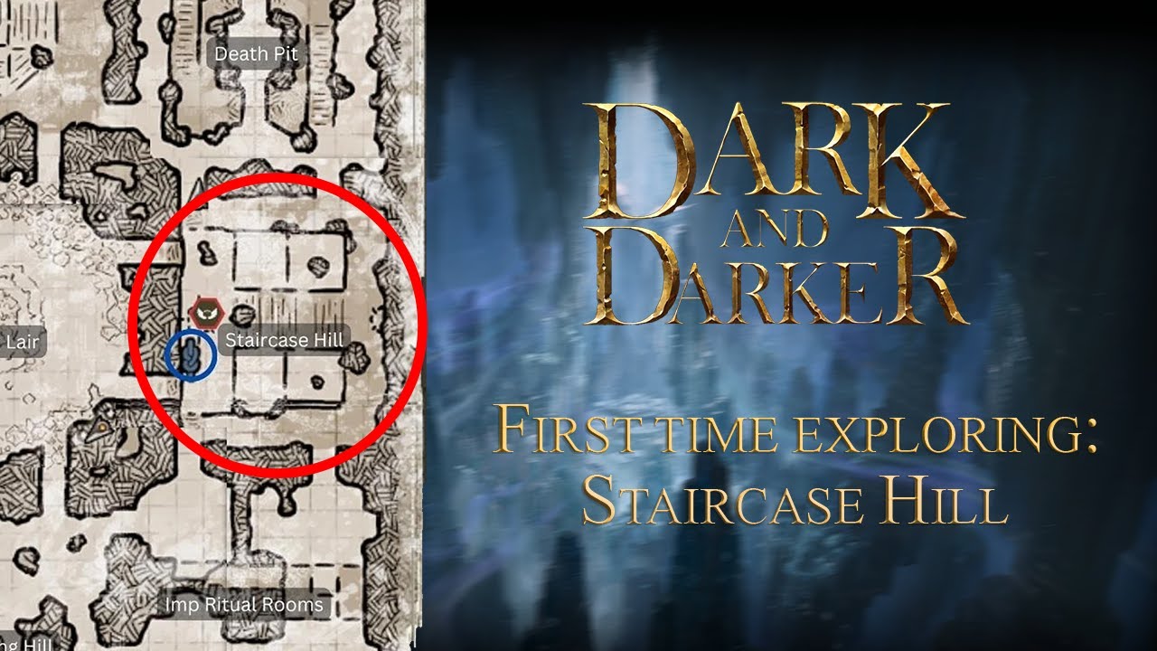 Dark and Darker - First time exploring: Staircase Hill of the Ice Abyss - YouTube