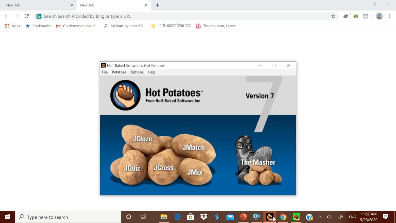 Match Exercise using Hot Potatoes - YouTube