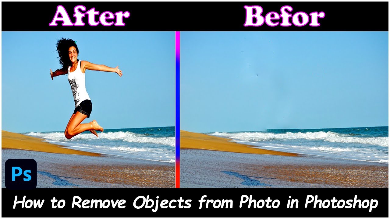 How to Remove Objects from Photo in Photoshop 2025 - Photoshop - YouTube