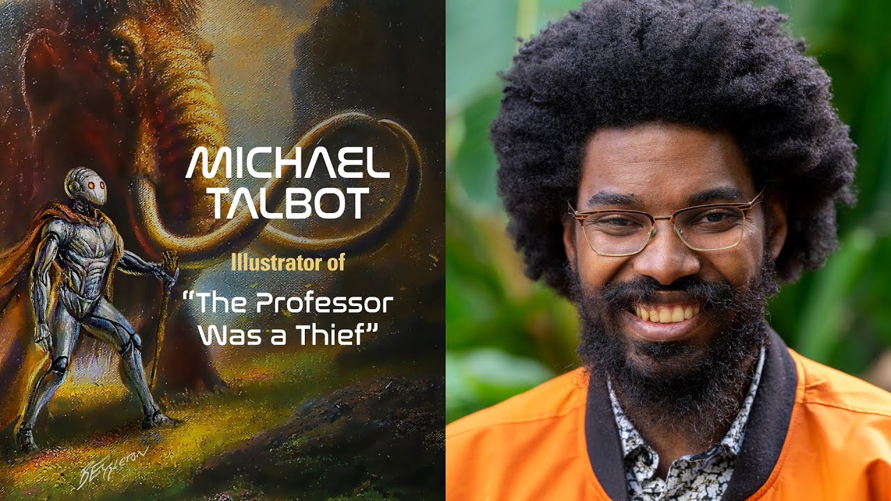 Michael Talbot artist and illustrator of The Professor Was a Thief by ...