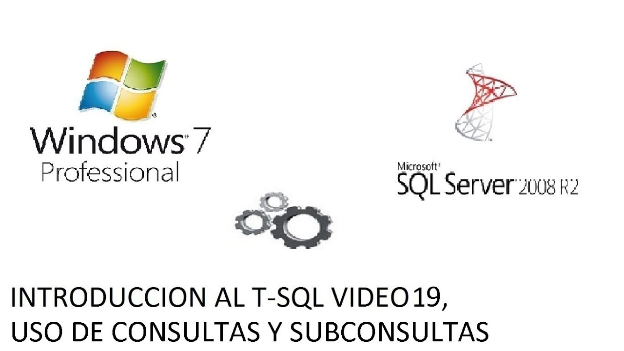 T-SQL, Uso de consultas y subconsultas - Vídeo 19 - YouTube
