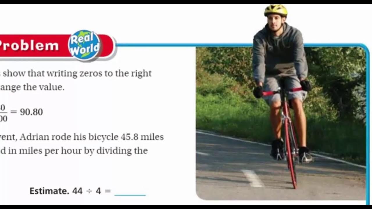 Go Math 5th Grade Lesson 5.7 Write Zeros in the Dividend - YouTube