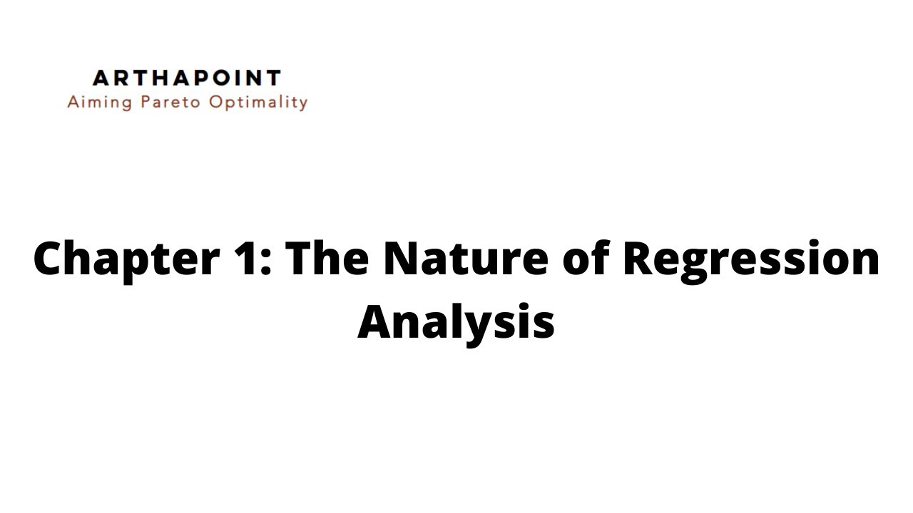 Chapter 1: The Nature of Regression Analysis - YouTube